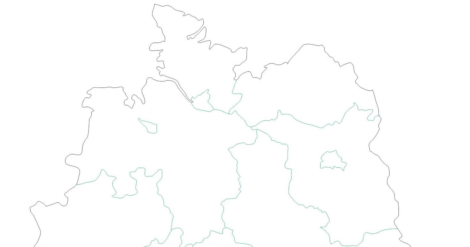 Germany map puzzle dxf files for laser cut files cnc | Etsy