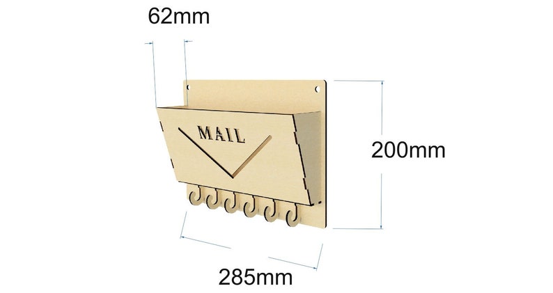 Laser Cut Mailbox Dxf Files for Laser Mailbox Cnc Plans Mail | Etsy