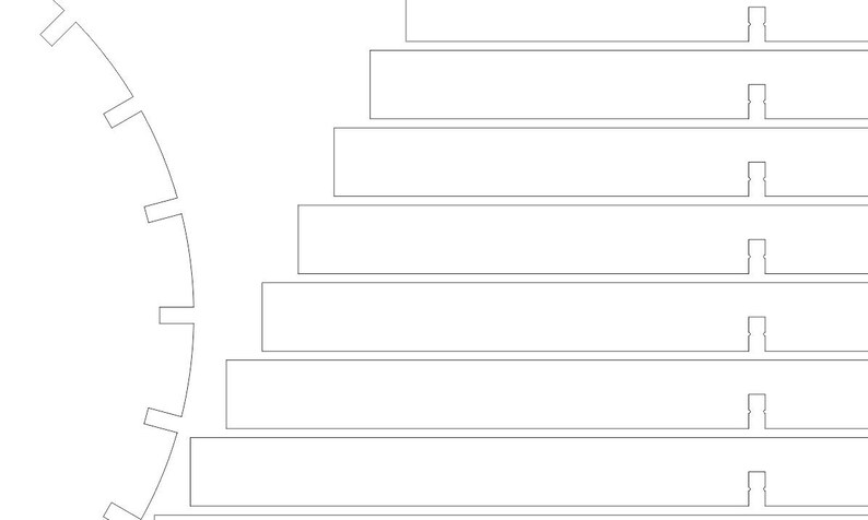 Laser Files Lamp Dxf Lampshade Laser Cut Model Cnc Template - Etsy