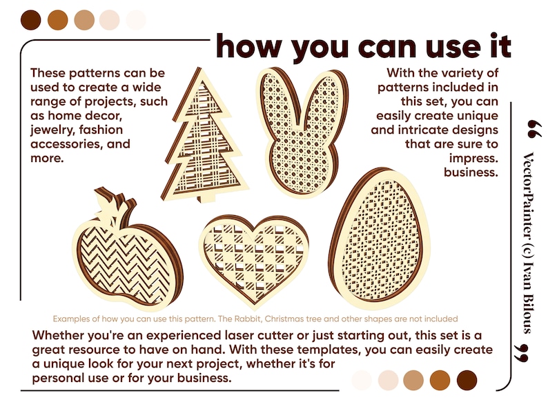 Laser Cut Patterns SVG Files Set of 15 Vector Plans for - Etsy