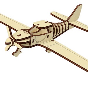 Airplane Model - Laser Cut File, Digital Vector Plan for Cutting ...