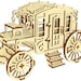 Carriage - SVG Laser Cut Files, Nomad Caravan Wagon With Horses ...