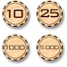 Laser Cut Wood Dxf Files for Laser Engraved Poker Chips Laser Files ...