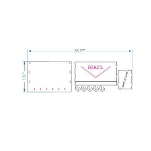 Laser Cut Mailbox Dxf Files for Laser Mailbox Cnc Plans Mail Organizer ...