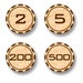 Laser Cut Wood Dxf Files for Laser Engraved Poker Chips Laser Files ...