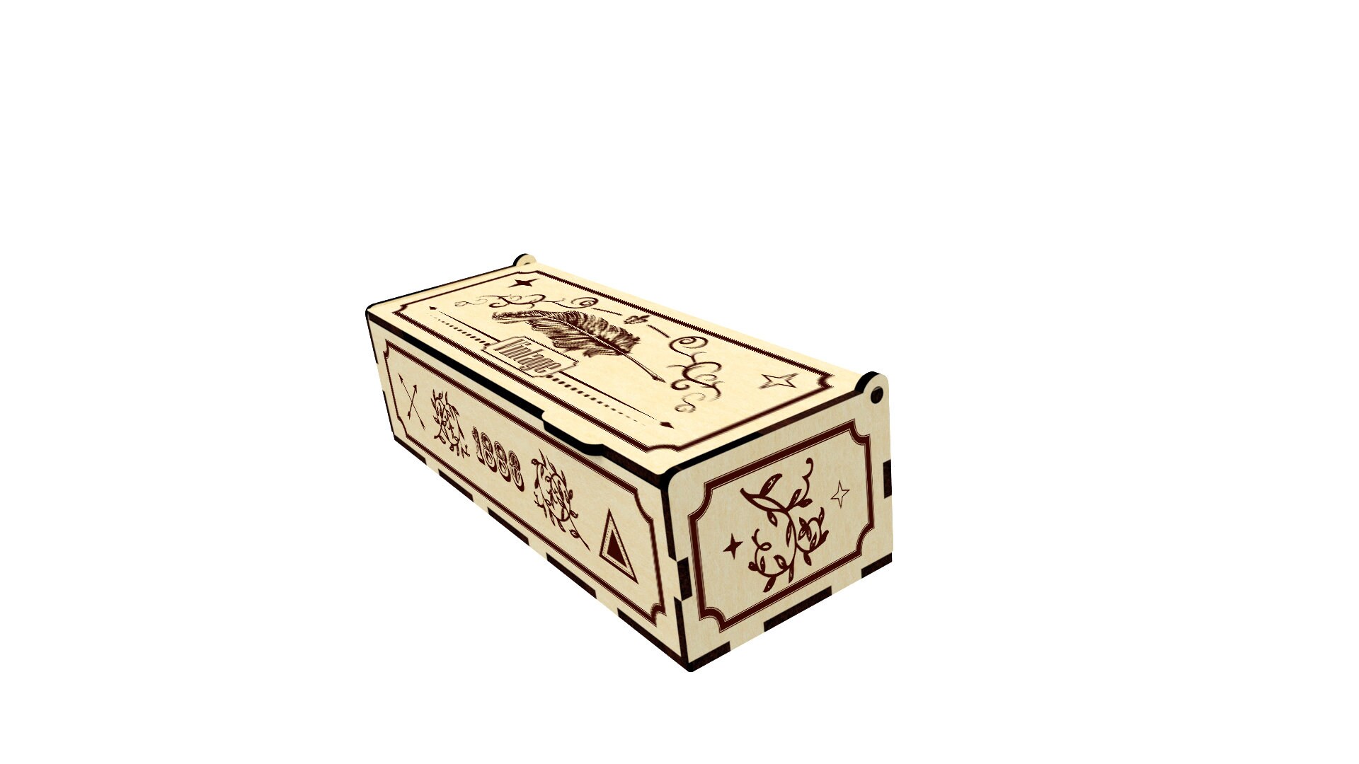 Laser Engraved Box Svg Glowforge Files for Laser Files Box - Etsy Australia