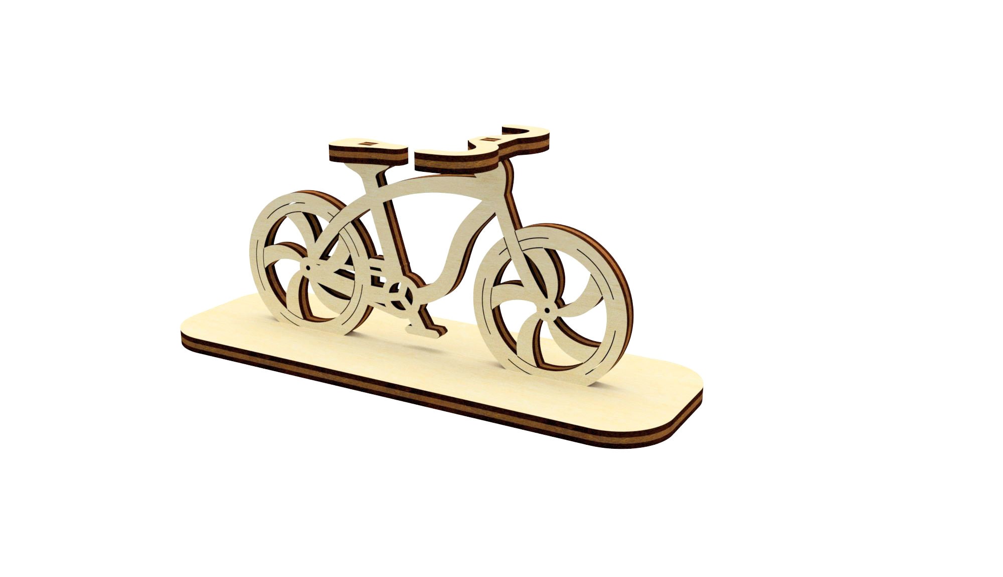 Bike Svg Glowforge File Cnc Plan Bicycle Laser Cut Files | Etsy