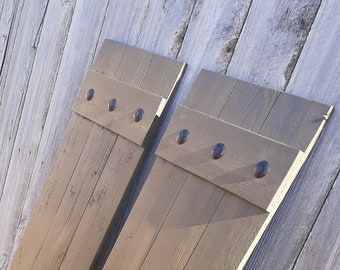 Cedar Shutters With Clavos - Etsy