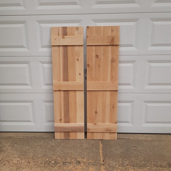 Cedar Shutters Exterior - Etsy