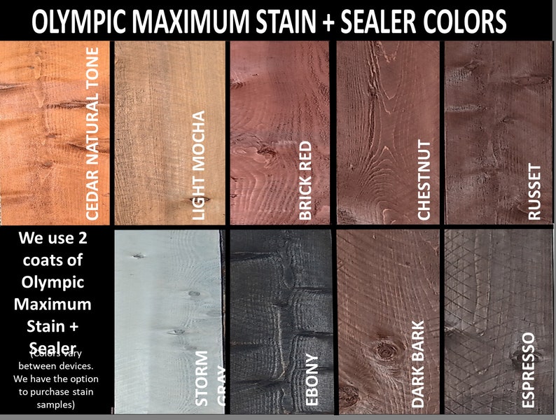 Stained Sample Boards - Etsy