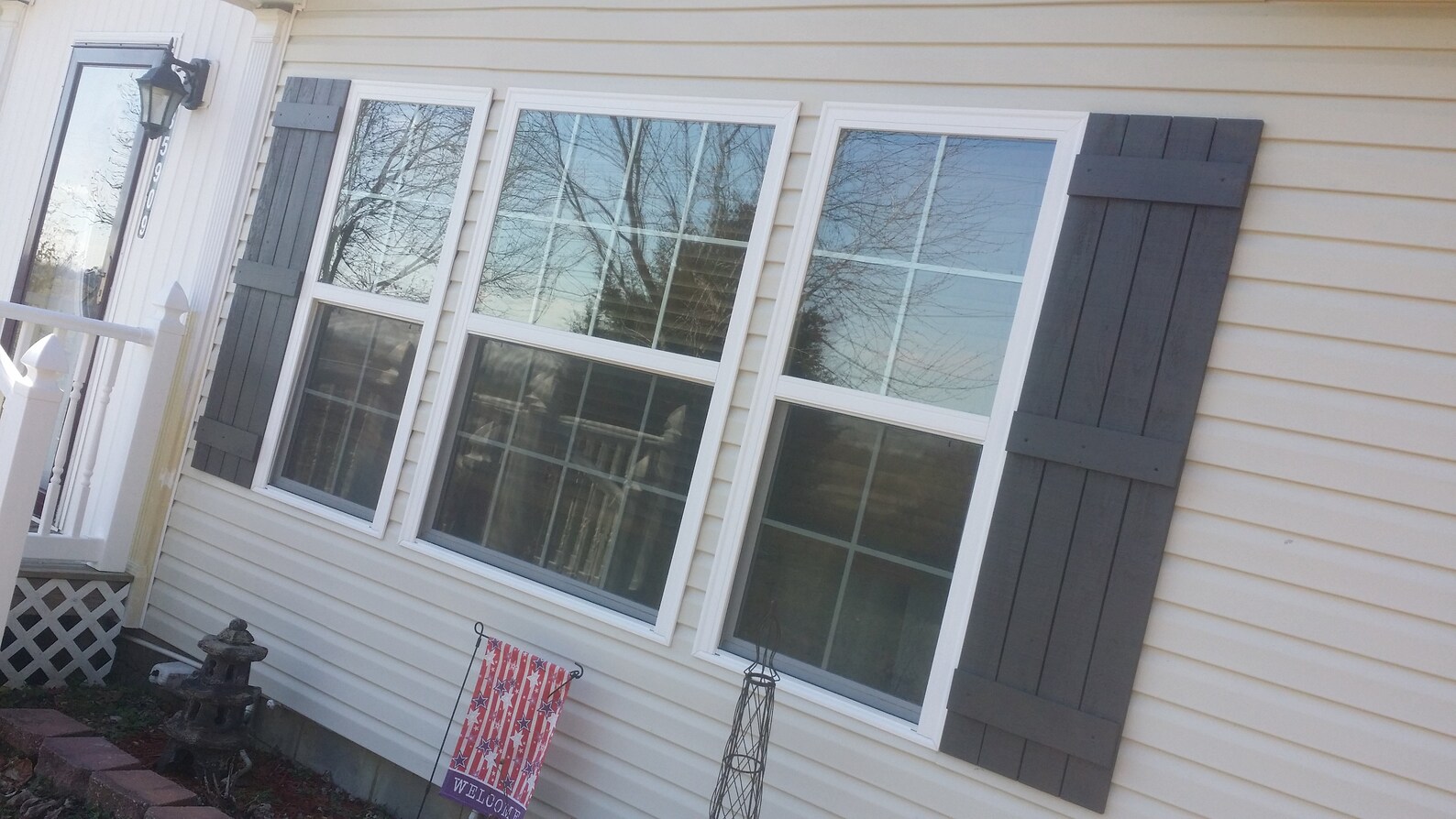 Exterior Shutters 2 Exterior Rustic Cedar Shutters Board and - Etsy