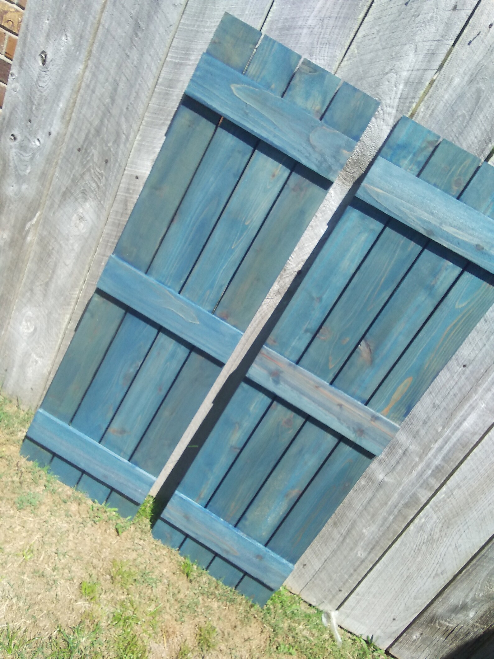 Window Shutters 2 Exterior Cedar Shutters Board and Batten - Etsy