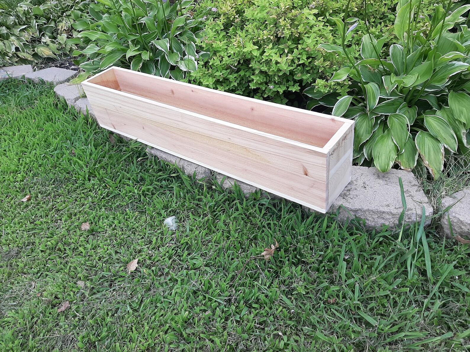 Window Box Wood Planter Cedar Flower Box Window Planter Box Cedar ...