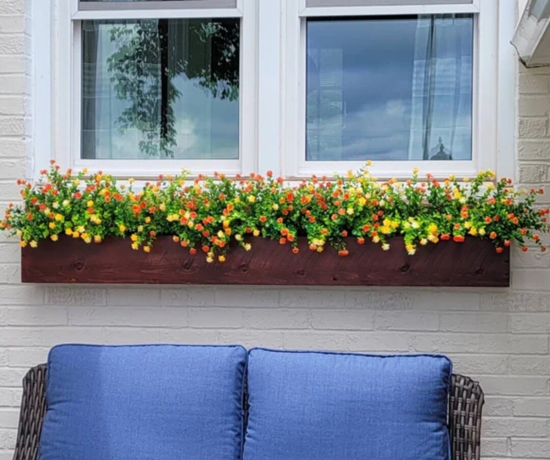 Window Planter Box Made From Cedar - Etsy