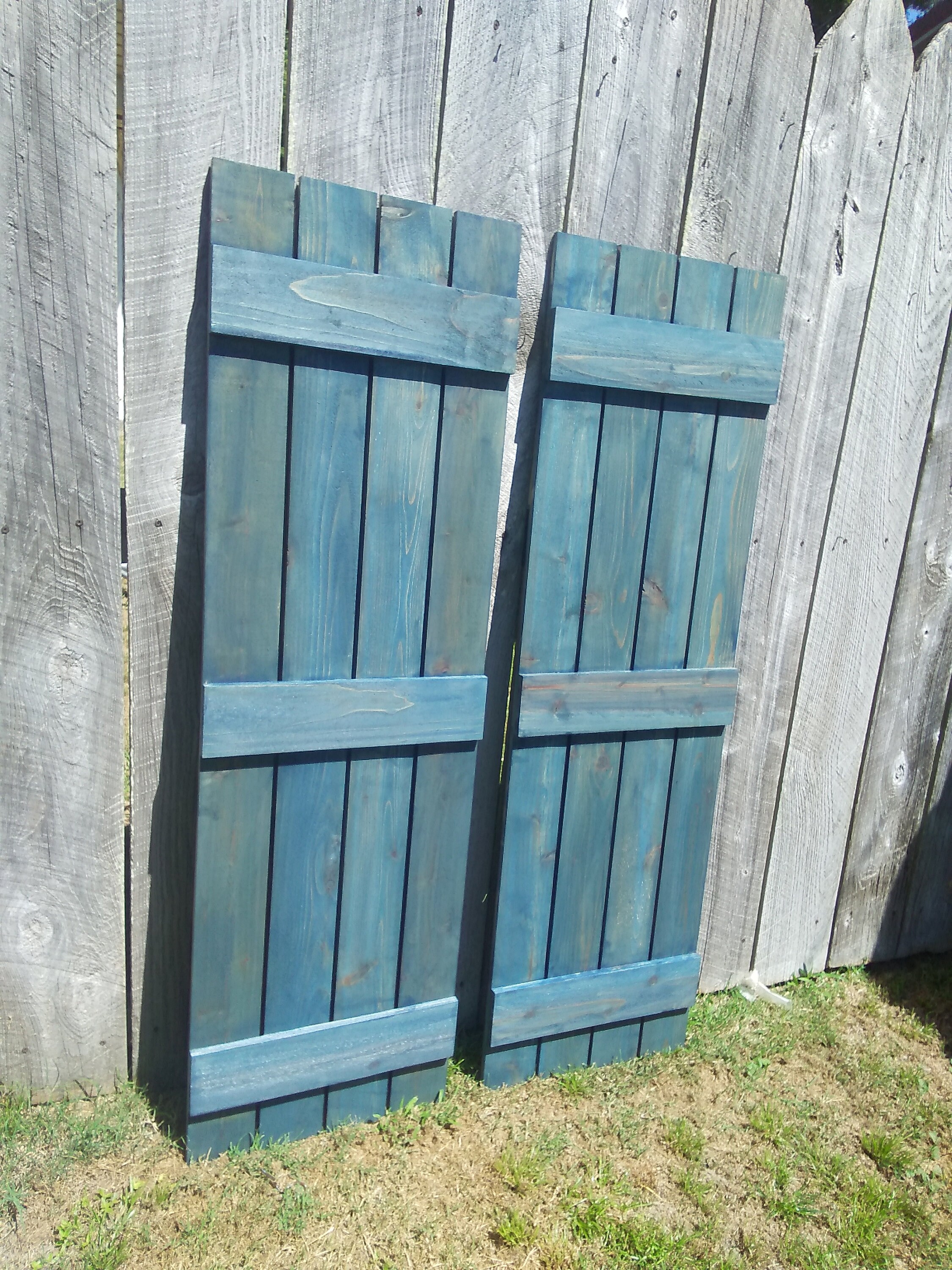 Window Shutters 2 Exterior Cedar Shutters Board and Batten - Etsy