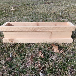 Cedar Window Box Highland Planter Flower Cedar Flower Box Ledge Planter ...