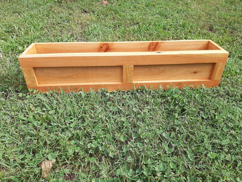 Wood Window Box | Cedar Planter for Flowers - Etsy
