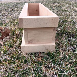 Cedar Window Box Highland Planter Flower Cedar Flower Box Ledge Planter ...