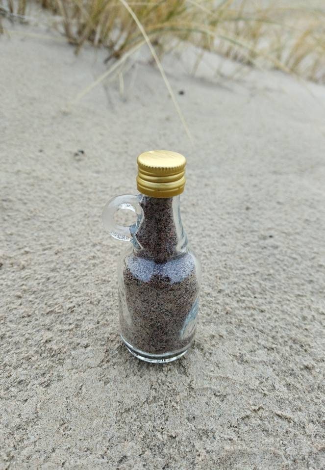 Beach Sand Beach in a Bottle Red Baltic Sea Sands for DIY - Etsy