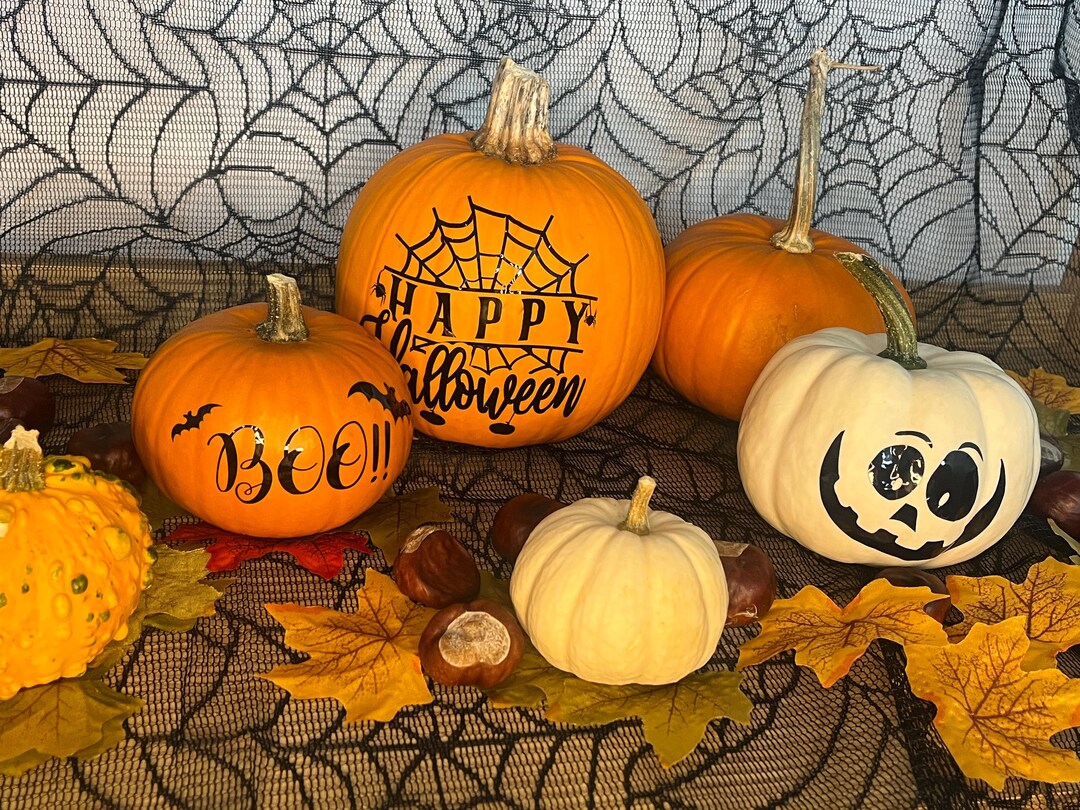 Vinyl Decals/stickers for Pumpkins Pumpkin Carving Seasonal Stickers ...