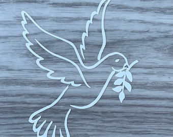 30 X Dove Stickers, Vinyl Decal,bird Decal. - Etsy