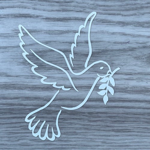 Faith Dove Vinyl Decal Filigree Sticker Christian Religious - Etsy