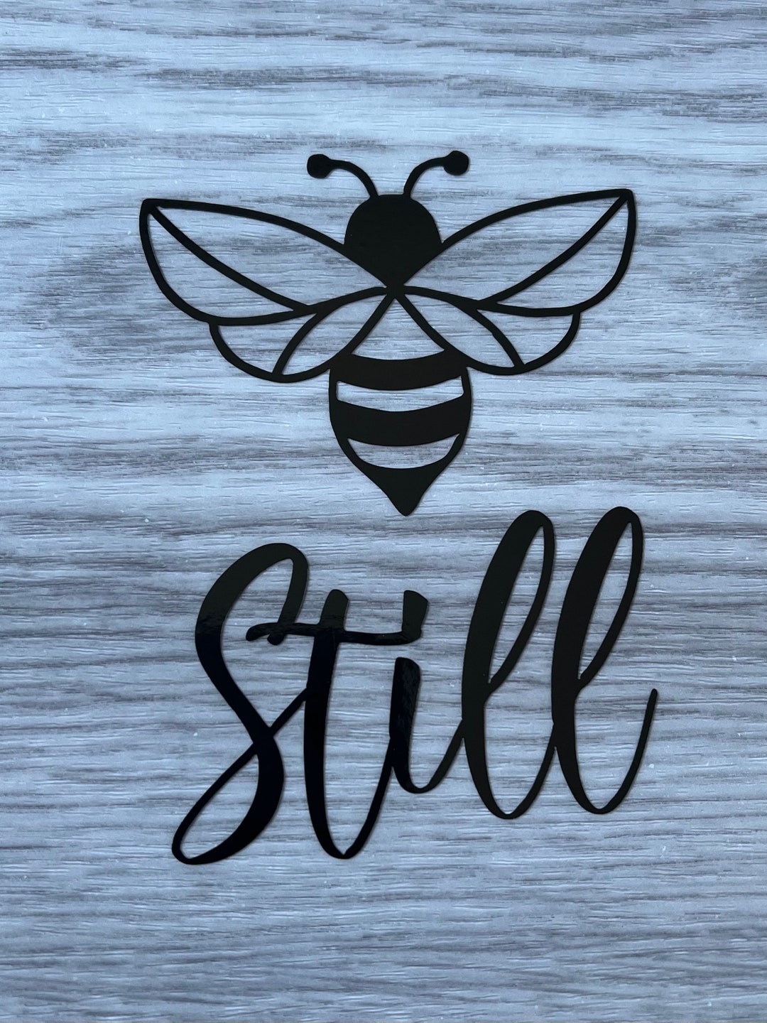 Bee Still Vinyl Decal/sticker - Etsy