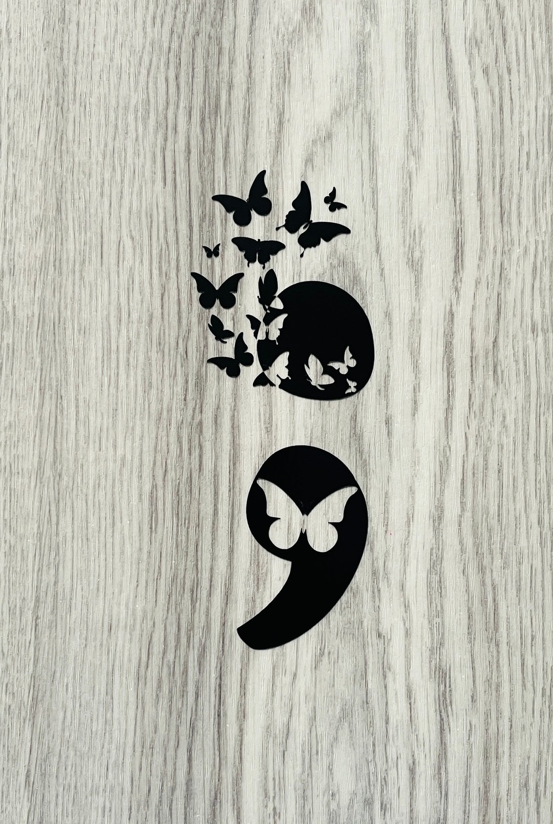 Decorative Semicolon Vinyl Decal/sticker- Multiple Colours Available - Etsy