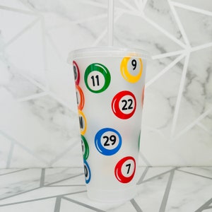 Bingo 24oz BPA Free Custom Cold Cup Drinks Cup Starbucks Style Cup ...