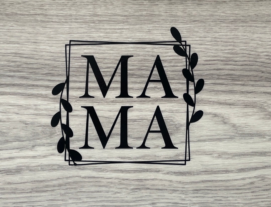 MAMA Square Vinyl Decal/sticker - Etsy