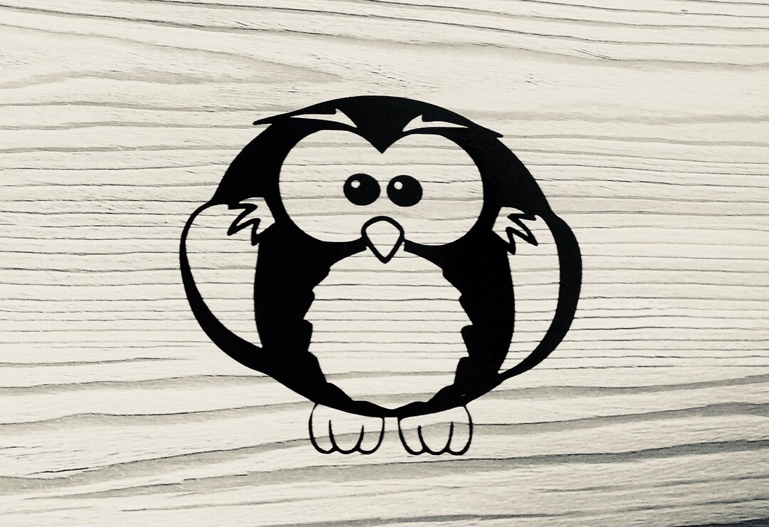 Cute Owl Vinyl Decal/sticker - Etsy
