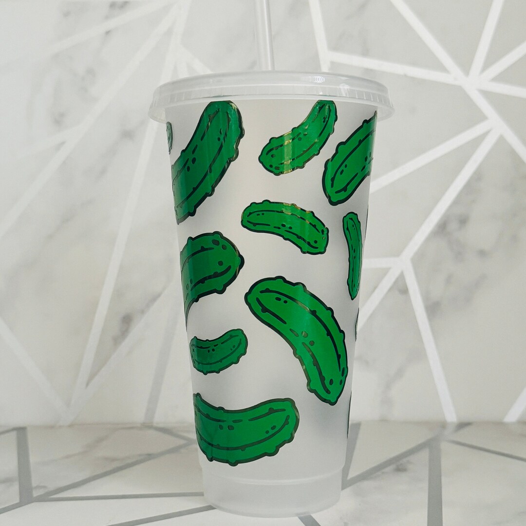 Pickle 24oz Cold Cup, Pickle Squad, BPA Free,tumbler,drinks Cup,food ...