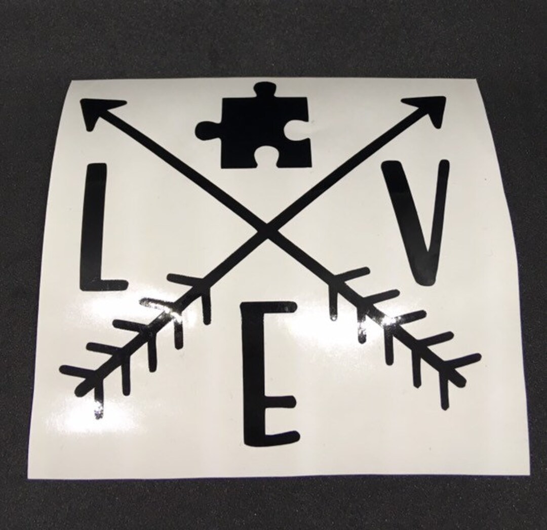 Autism Awareness Vinyl Decal/sticker -arrows - Etsy