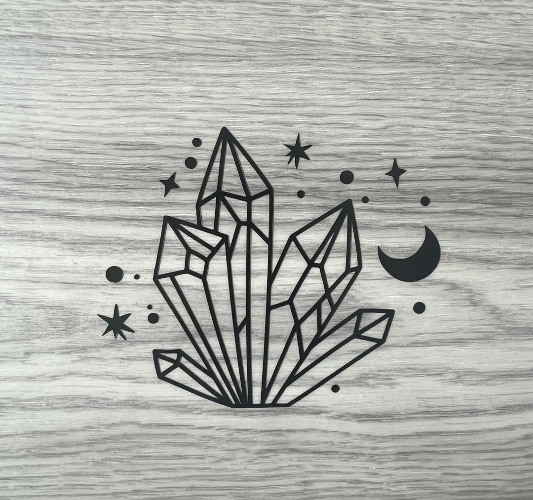 Crystals Vinyl Decal/sticker - Etsy