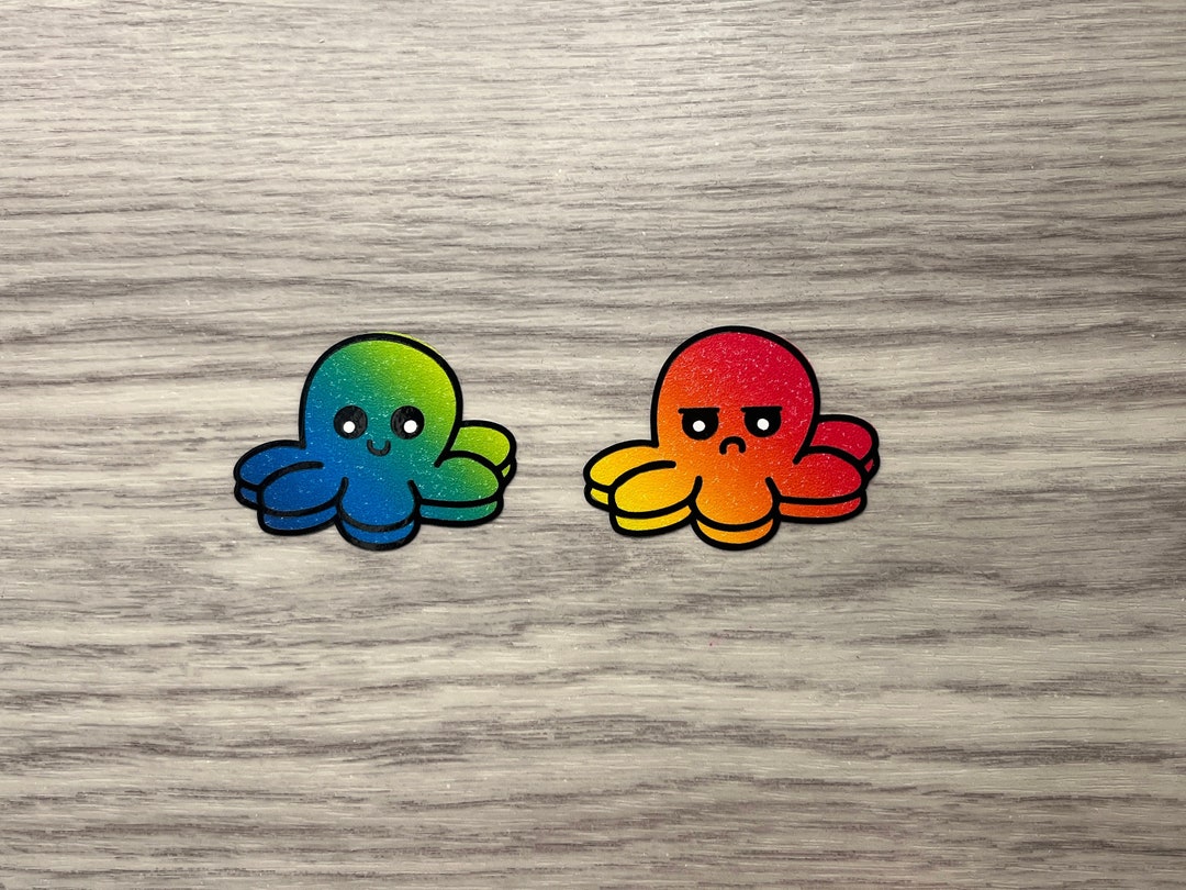 Mood Octopus Vinyl Decal/sticker - Etsy