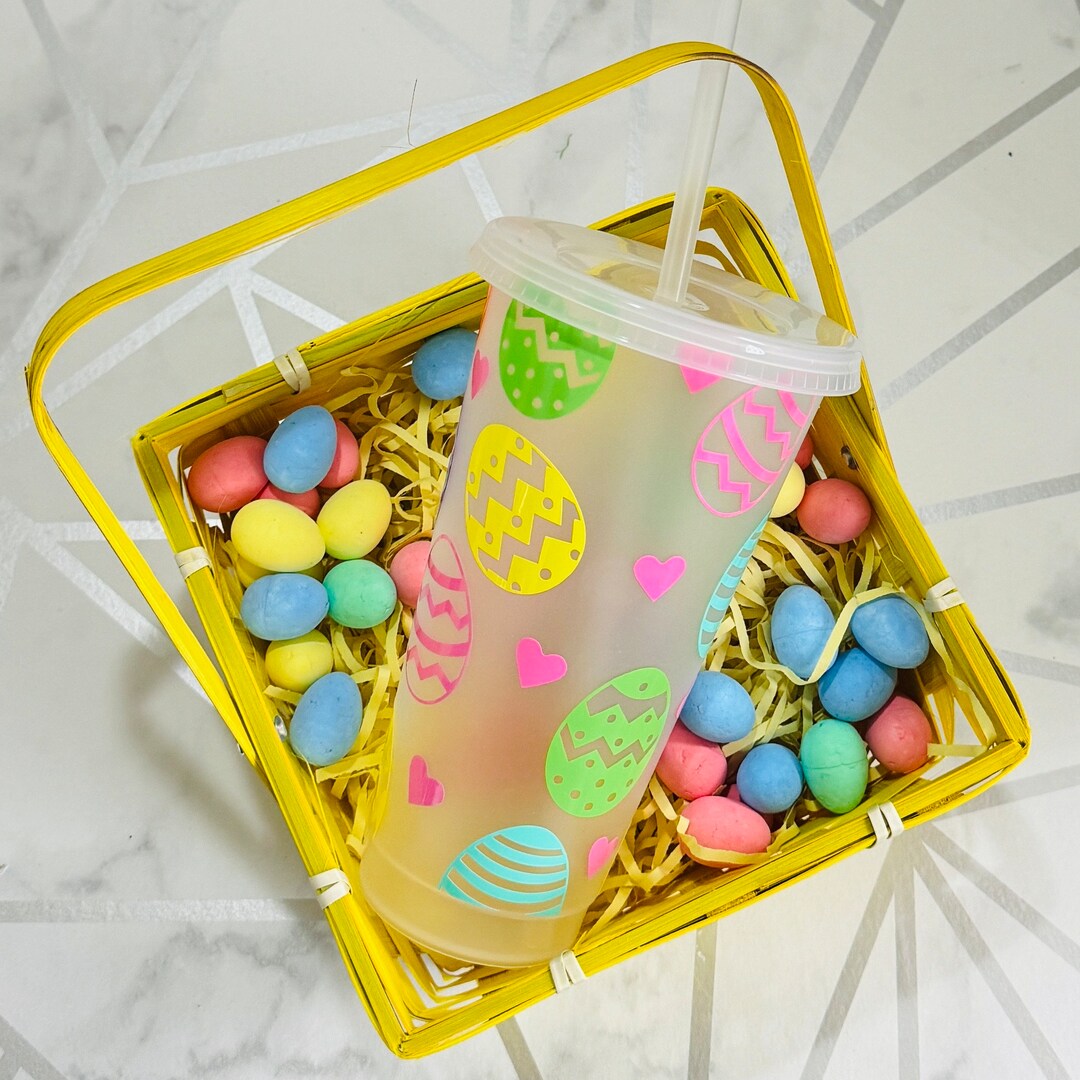 Easter Cold Cup, Easter Egg, 24oz BPA Free Custom Cold Cup ,drinks Cup ...