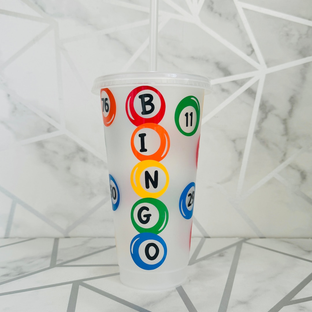 Bingo 24oz BPA Free Custom Cold Cup Drinks Cup Starbucks Style Cup ...