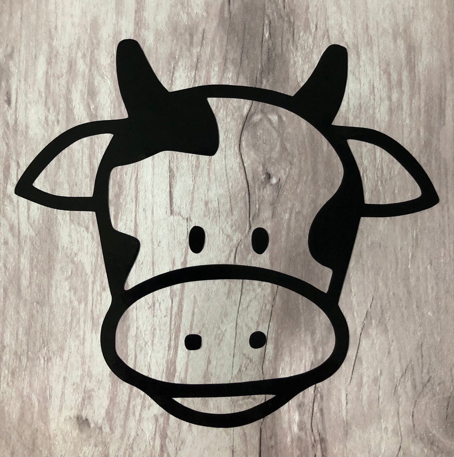 Cute Cow Vinyl Decal/sticker - Etsy UK