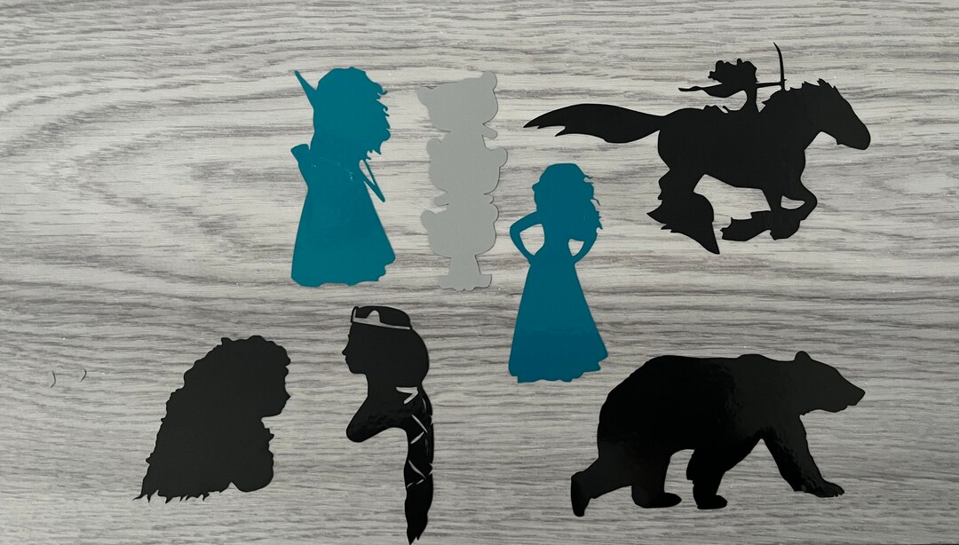 Brave Vinyl Decal/sticker Set - Etsy