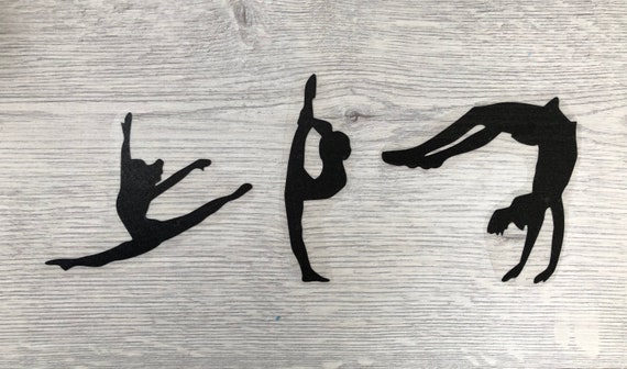 Gymnastics Vinyl Decal/sticker Set | Etsy