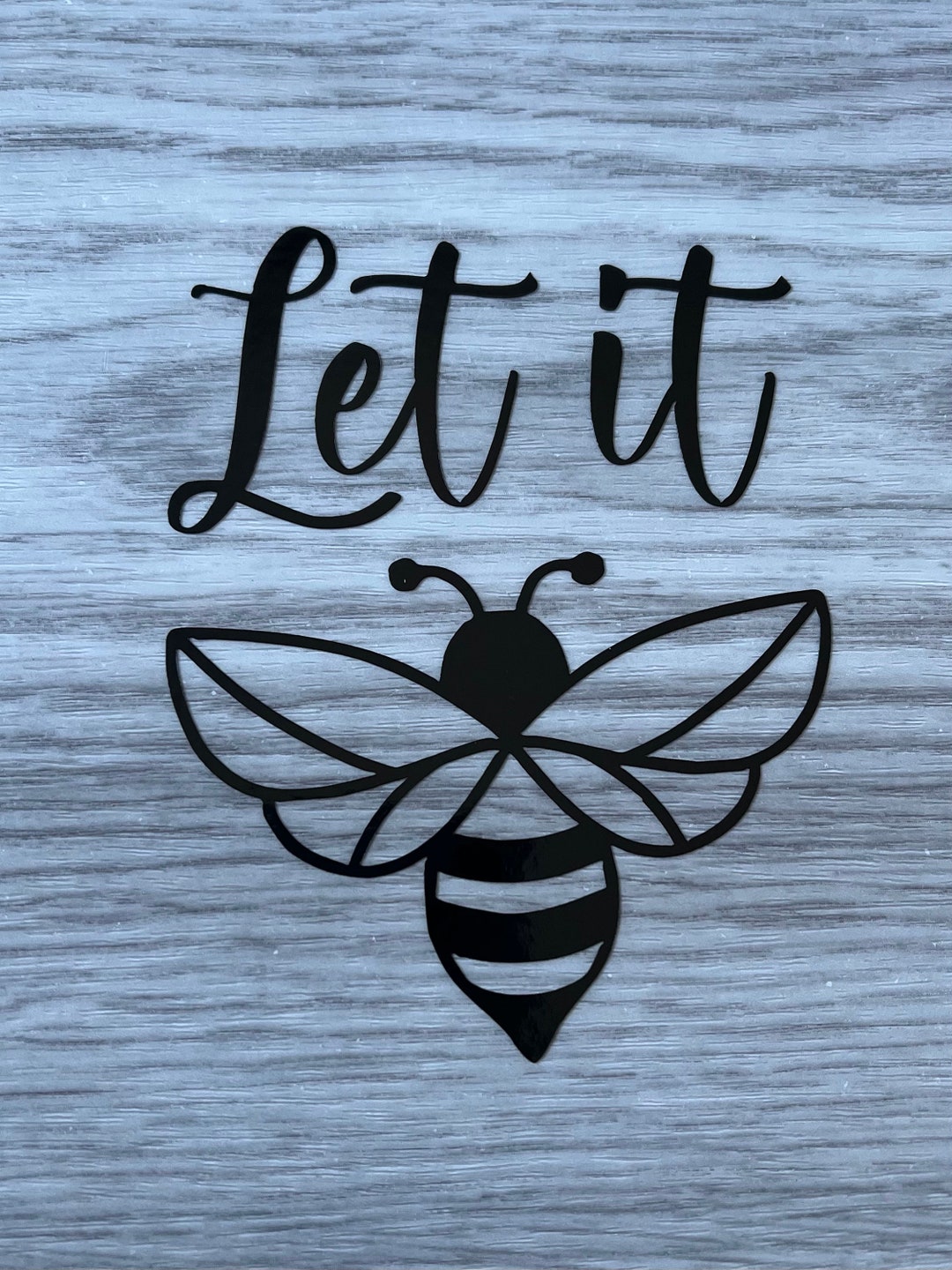 Sticker vinyle Let it Bee - Etsy France