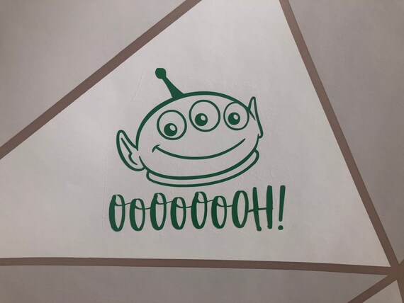 Toy Story Alien oooooh Vinyl Decal/sticker - Etsy UK