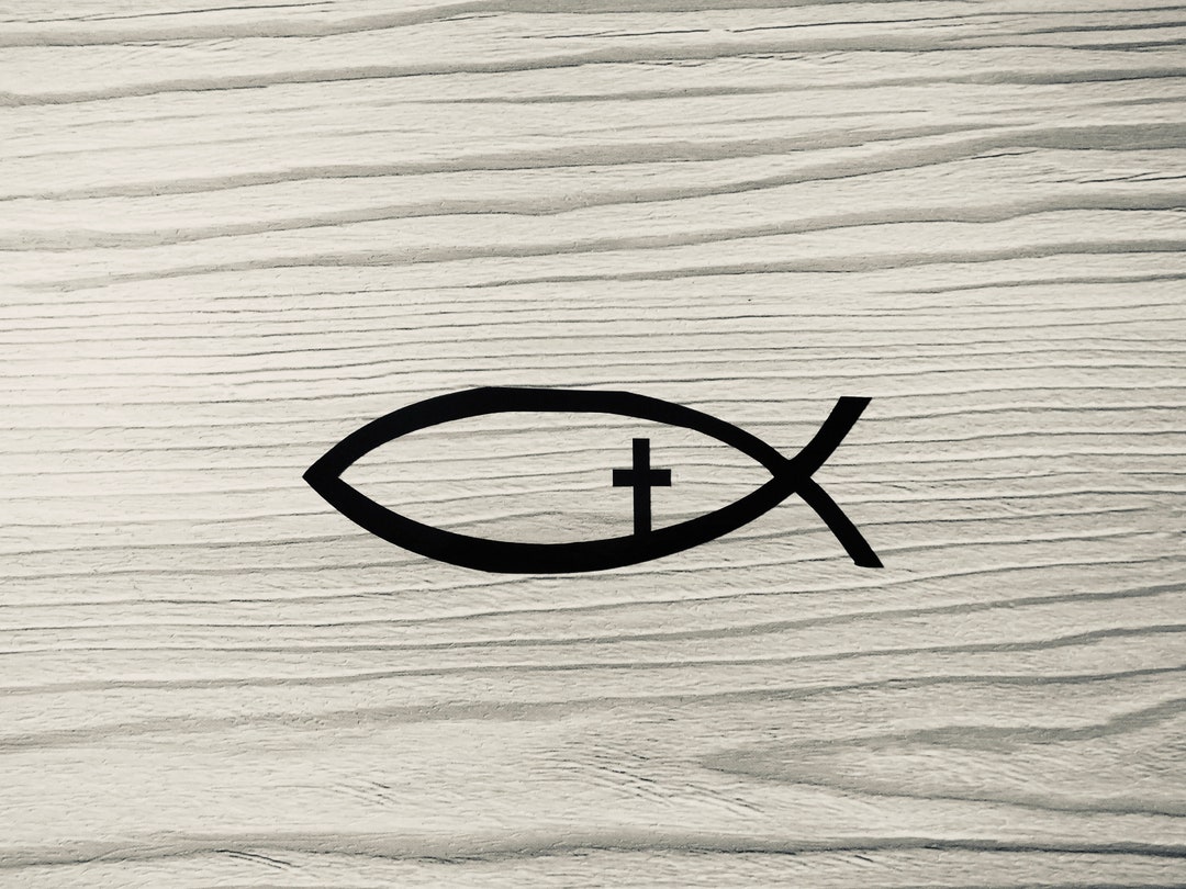 Christian Faith Fish Symbol Vinyl Decal/sticker - Etsy