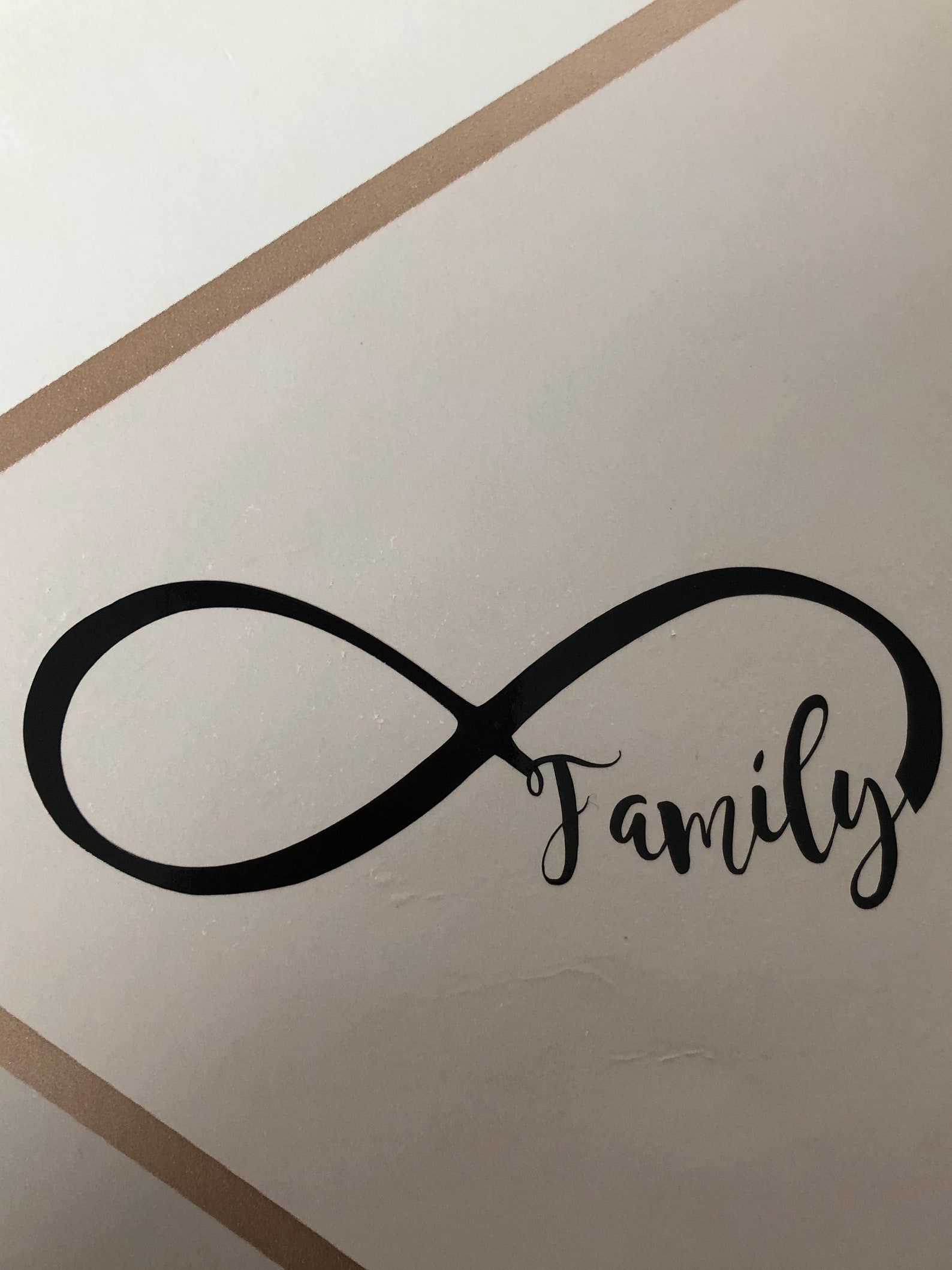 Infinity Love Hope Family & Faith Vinyl Decals/ Stickers - Etsy