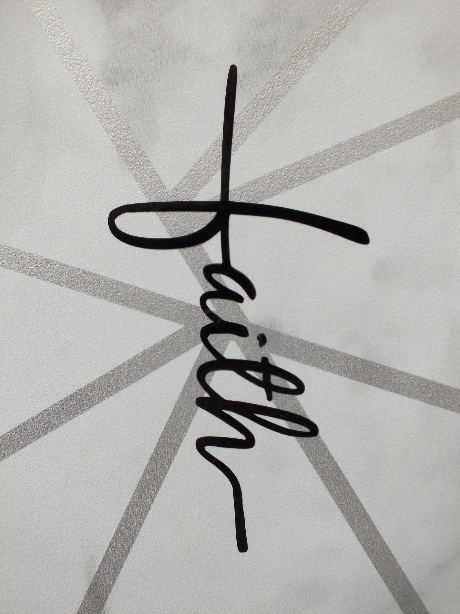 Faith Vinyl Decal/sticker Many Colours to Choose From | Etsy