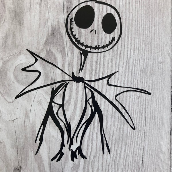 Jack Skellington Window Sticker - Etsy