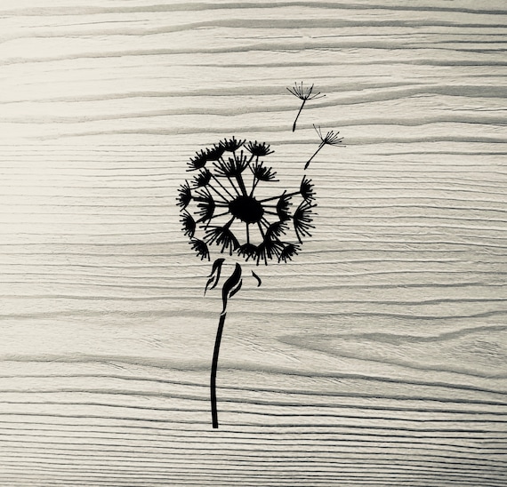 Dandelion Vinyl Decal/sticker - Etsy