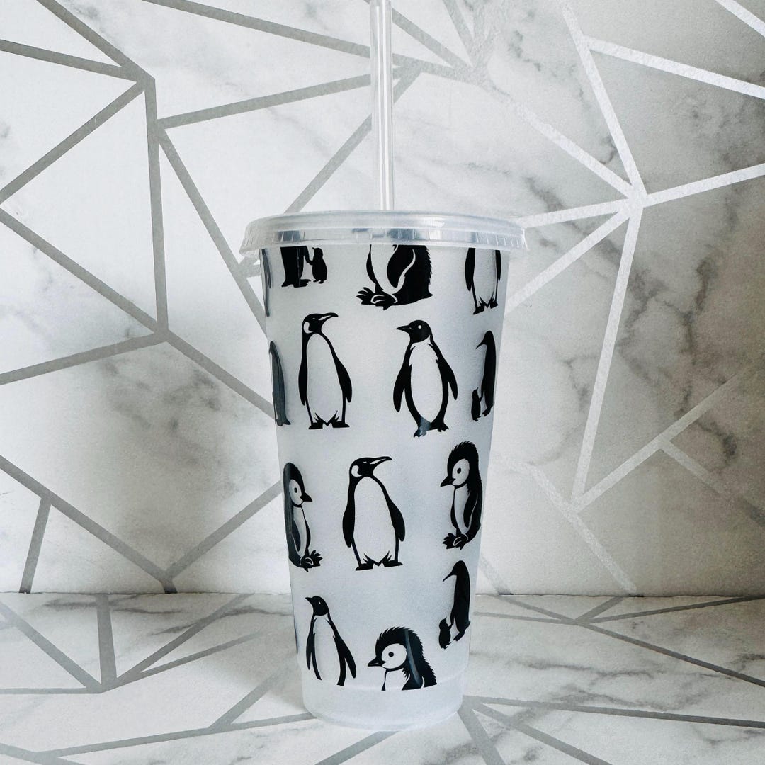 Penguin Cold Cup 24oz BPA Free Custom Cold Cup Drinks Cup Starbucks ...