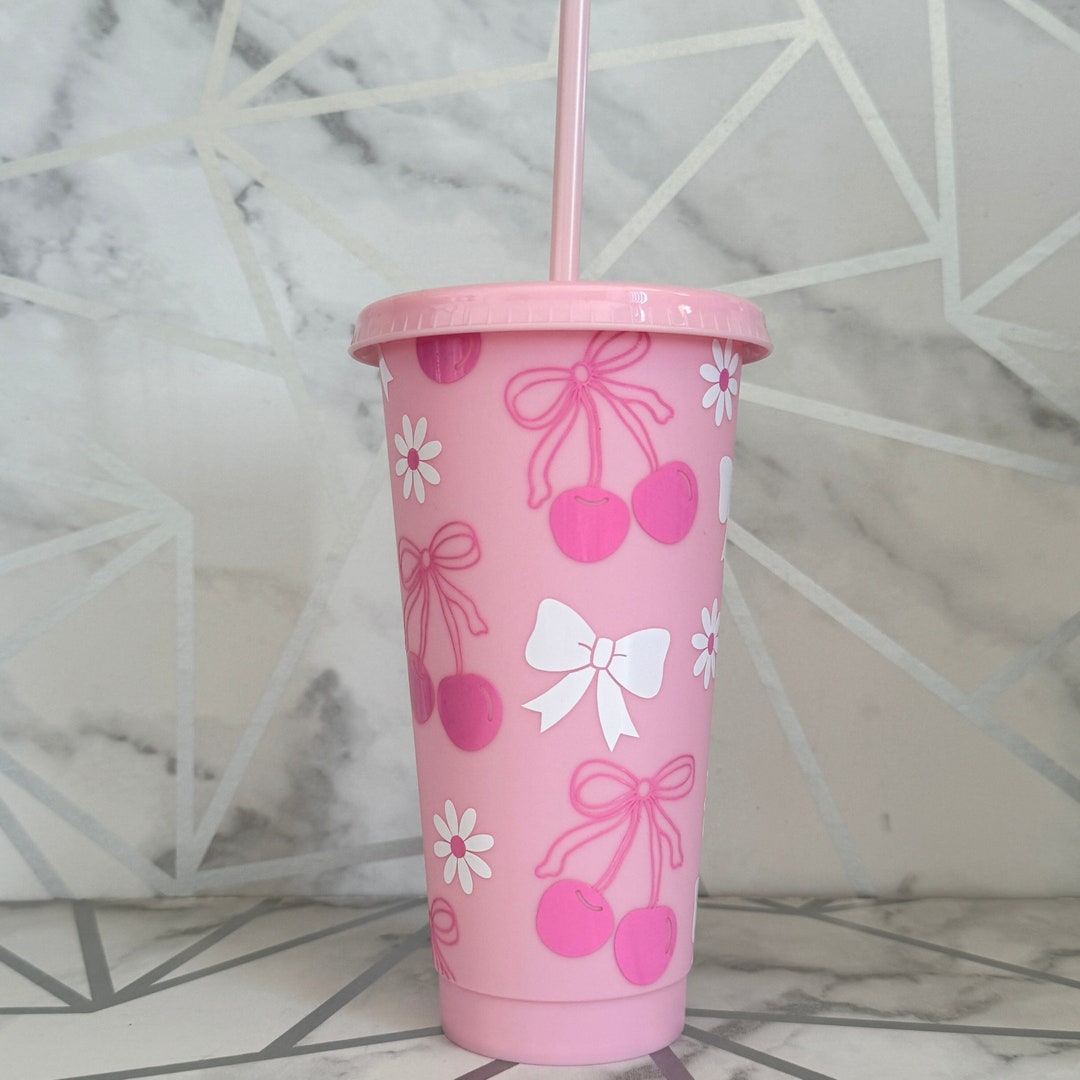 Coquette Cold Cup 24oz BPA Free Custom Cold Cup Drinks Cup Starbucks ...
