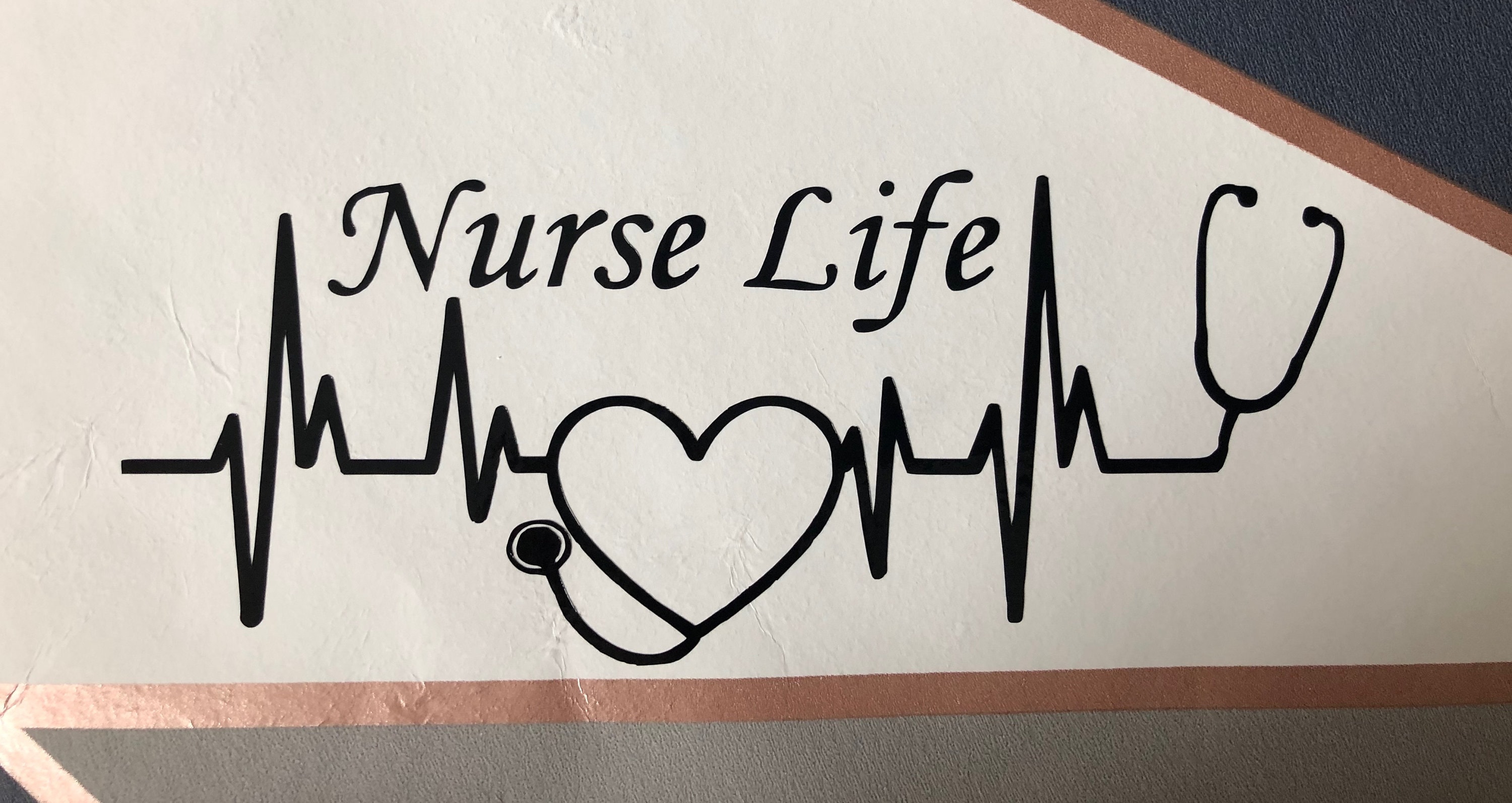 Nurse Life vinyl decal/ sticker multiple colours to choose | Etsy